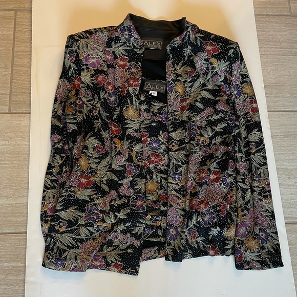 Alex Evenings | Jackets & Coats | 2pcs Alex Sequin Evening Jacket And ...